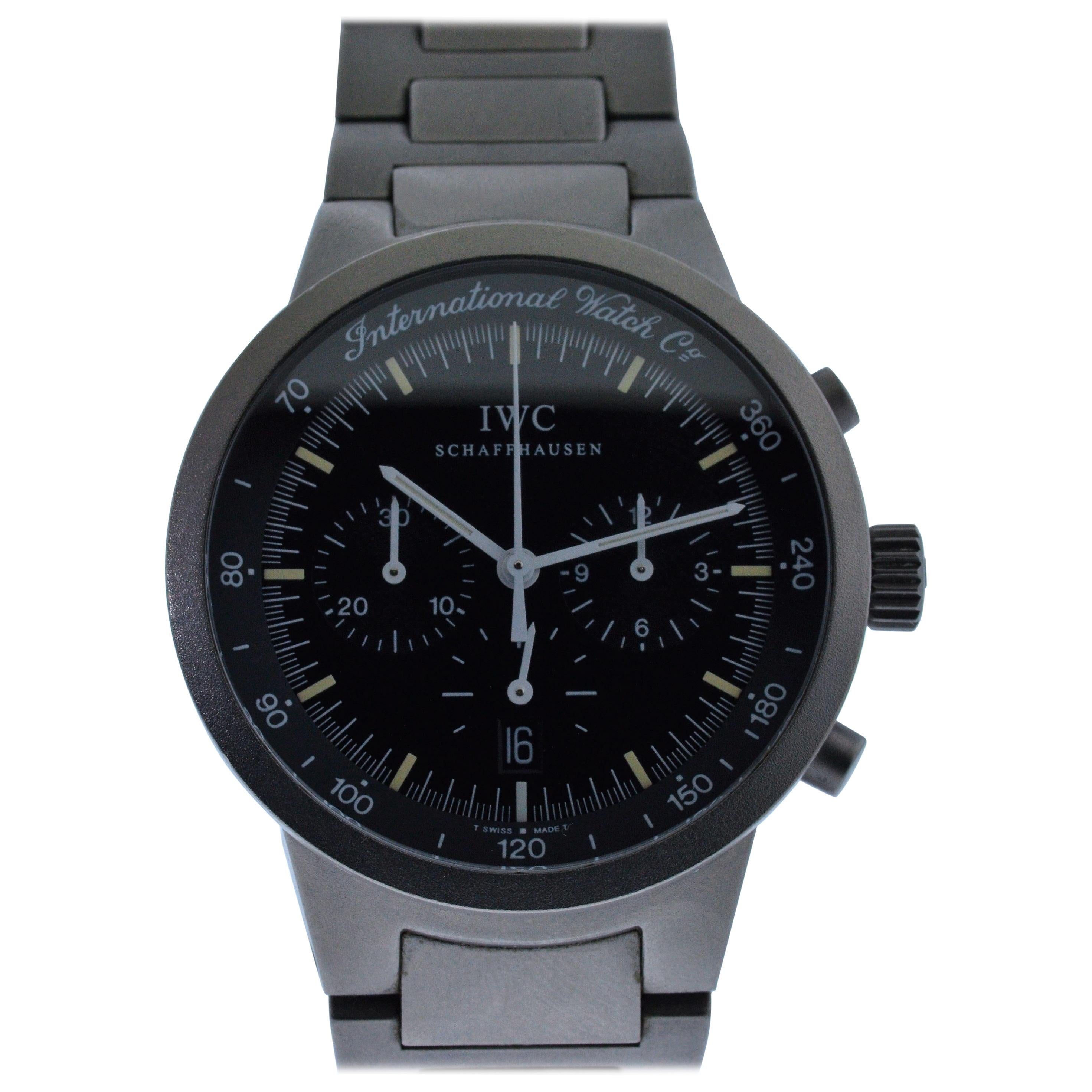 Vintage IWC GST Chronograph in Titanium with Toning Luminescence For ...