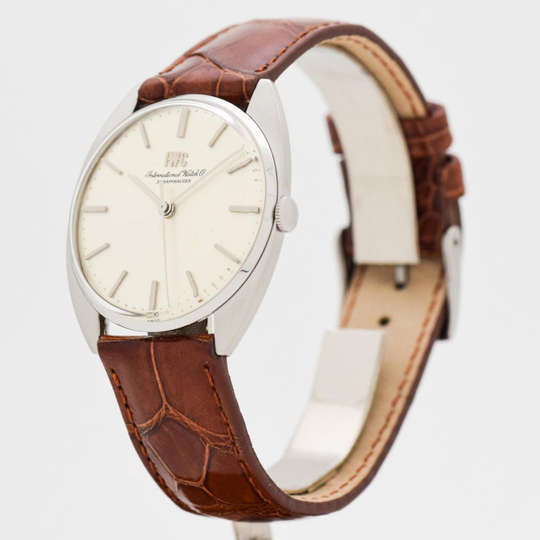 Vintage IWC in Stainless Steel Watch, 1969 For Sale at 1stDibs