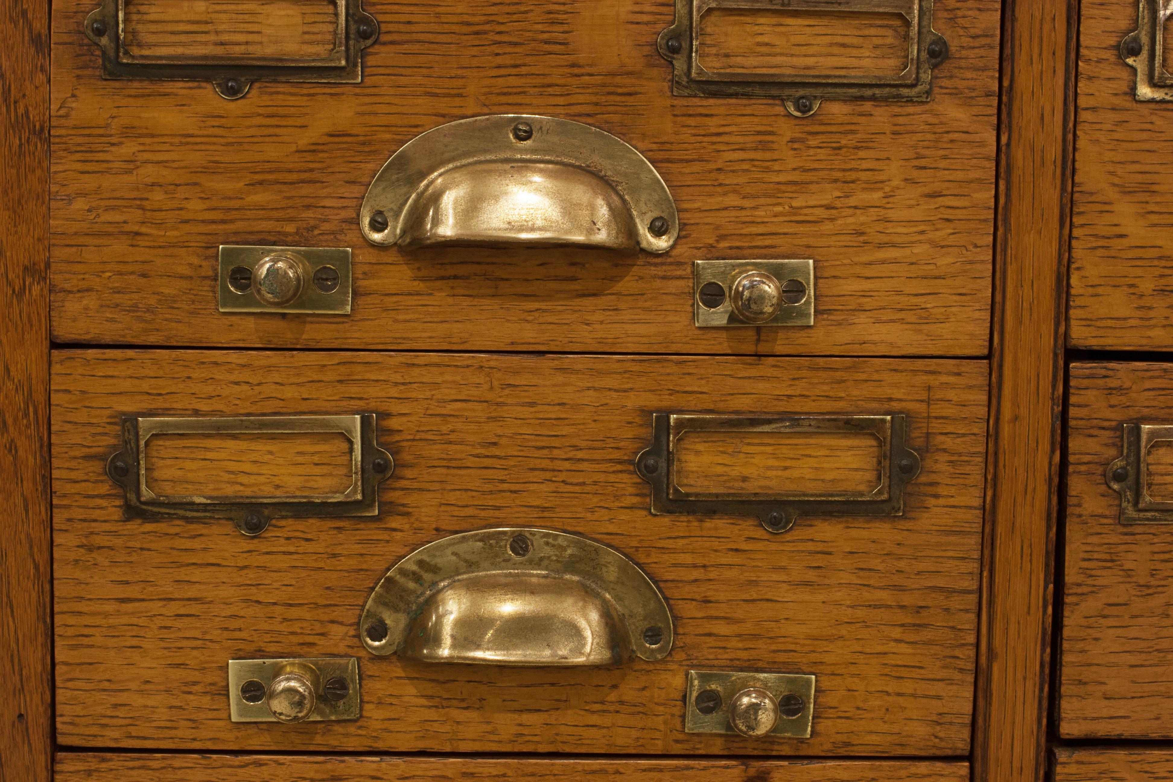 Vintage J. Taylor Library Card Filling Cabinet at 1stDibs