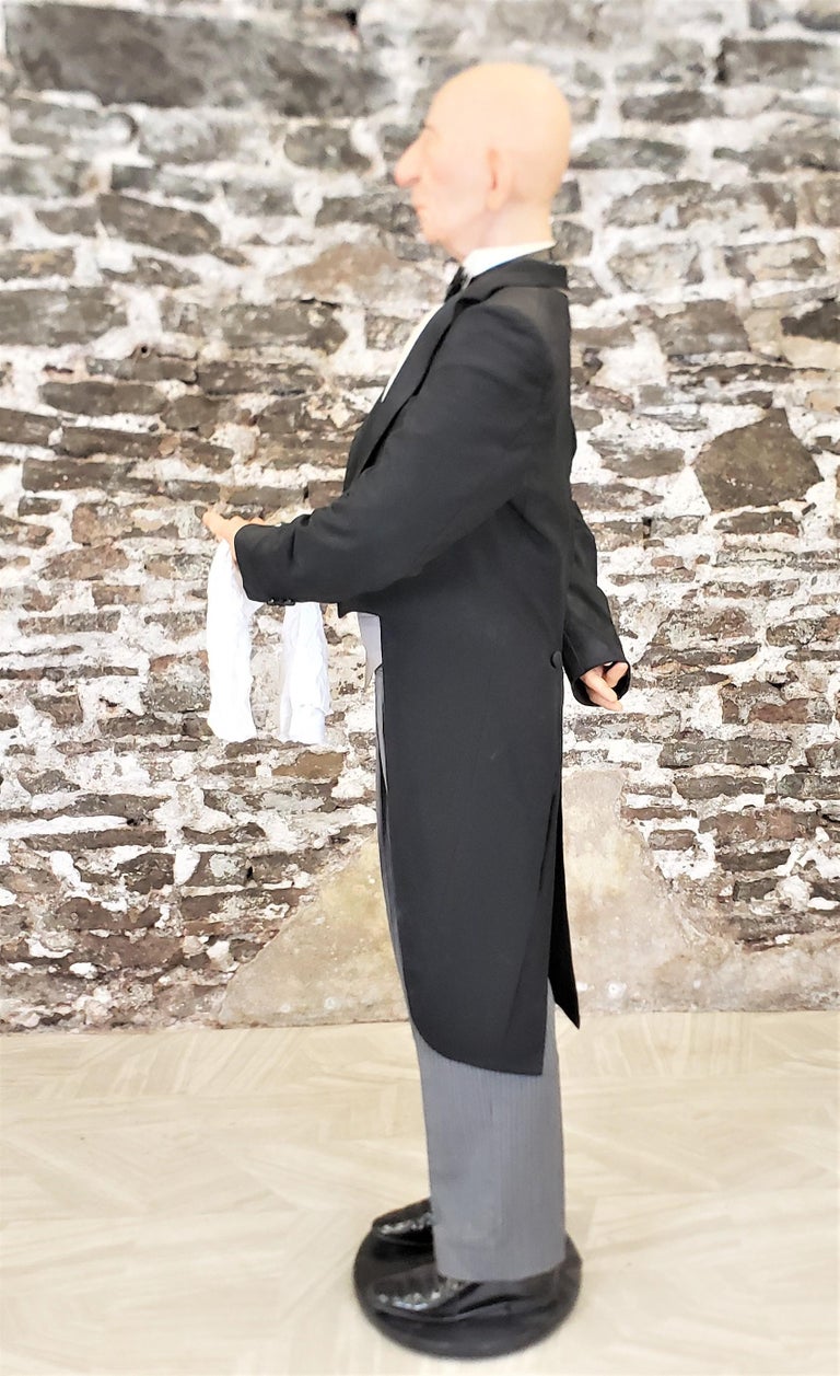 Vintage Jack Dawd Styled Life Sized Old English Butler or Server ...