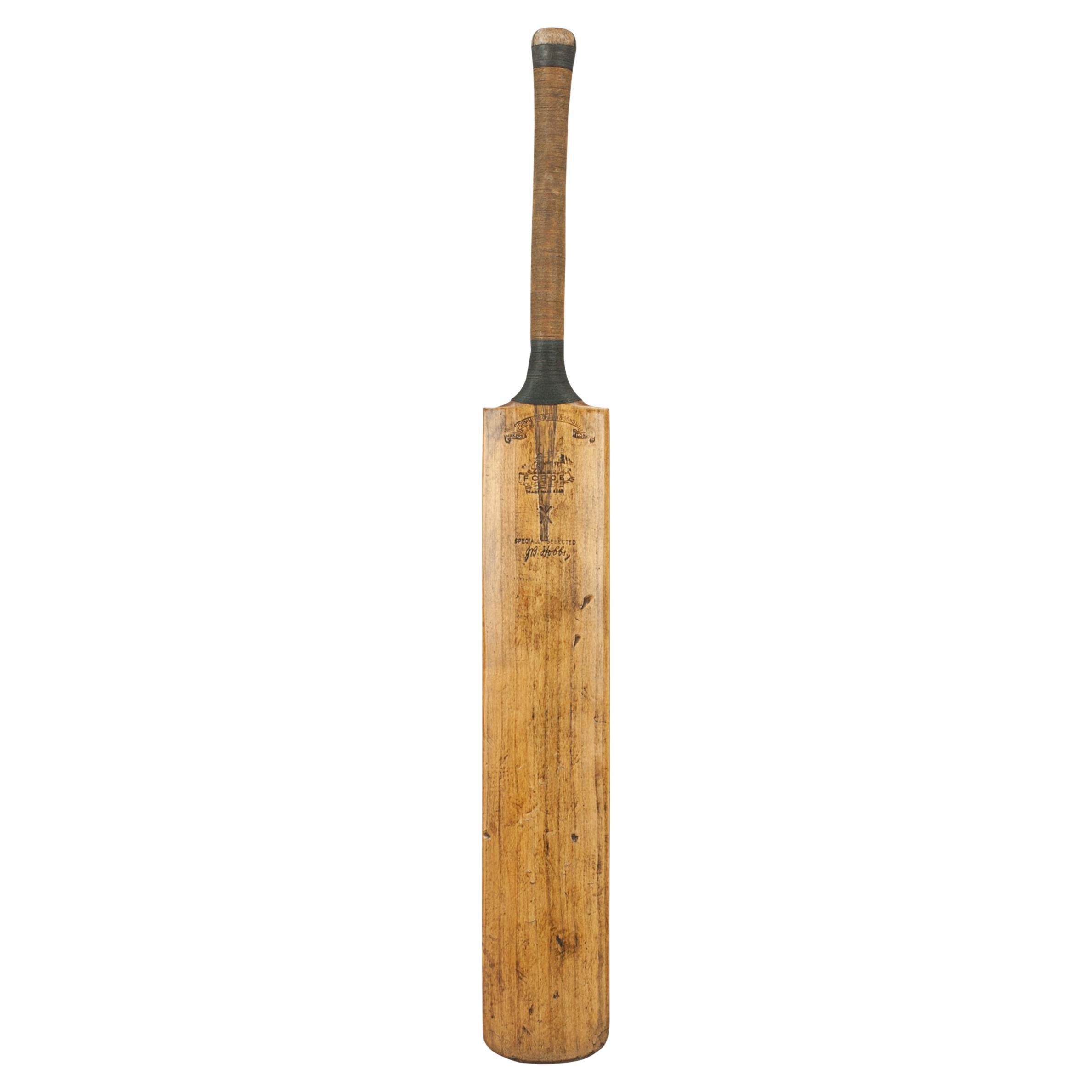 Vintage Cricket Bat by Gradidge, London in Willow at 1stDibs