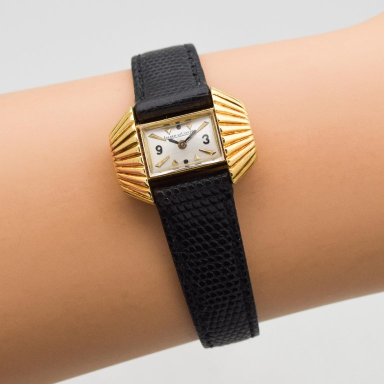 Vintage Jaeger LeCoultre Ladies 18 Karat Yellow Gold Watch, 1960s at ...