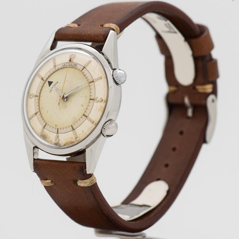Vintage Jaeger LeCoultre Memovox Stainless Steel Watch, 1950s For Sale ...