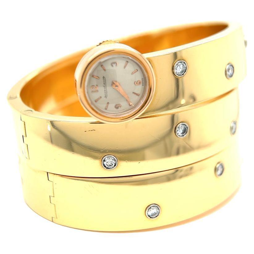 Vintage Jaeger LeCouture Faraone Milano Diamond 18K Yellow Gold Wrap ...