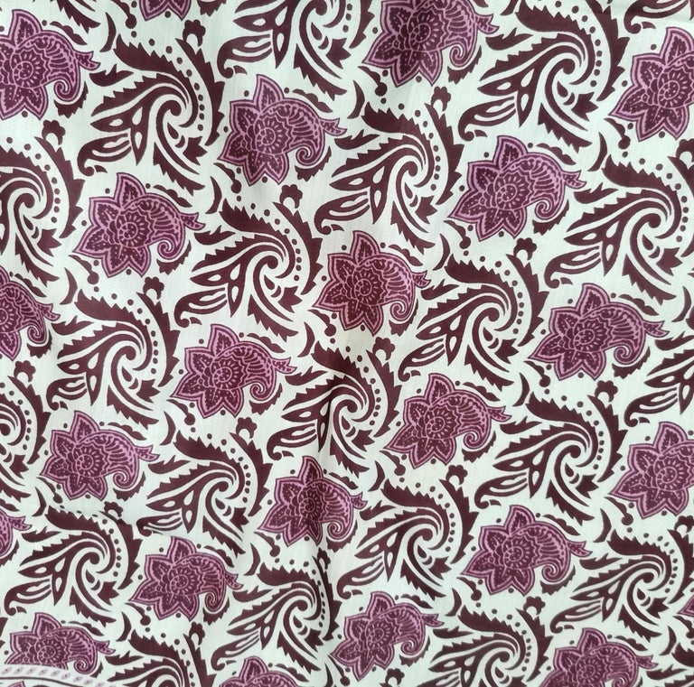 Vintage Jaeger silk scarf, Paisley print For Sale at 1stDibs