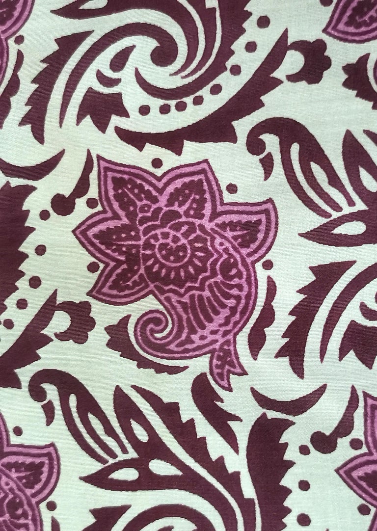 Vintage Jaeger silk scarf, Paisley print For Sale at 1stDibs
