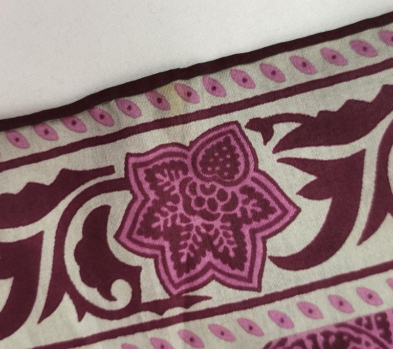 Vintage Jaeger silk scarf, Paisley print For Sale at 1stDibs
