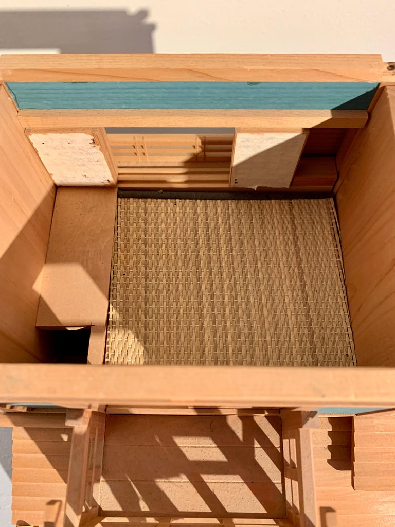 Vintage Japanese Architectural Model of a Traditional House, Mid 20th ...