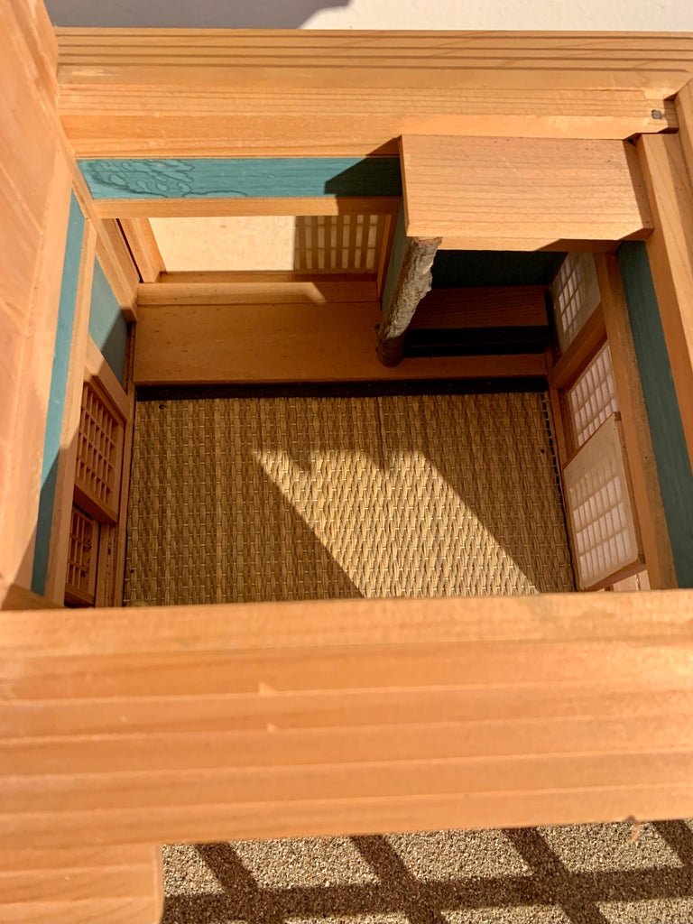 Vintage Japanese Architectural Model of a Traditional House, Mid 20th ...