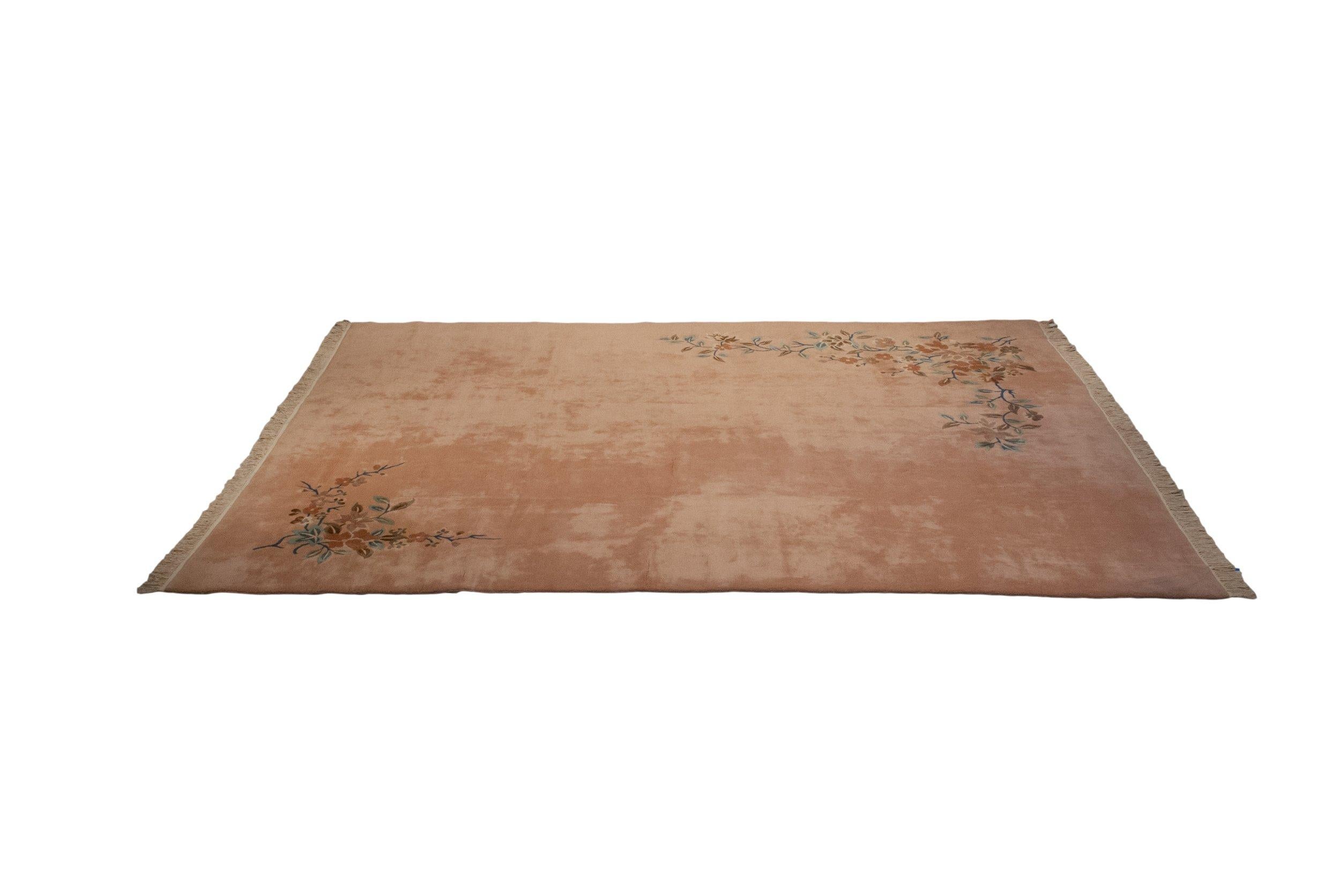 Vintage Japanese Art Deco Design Carpet For Sale at 1stDibs