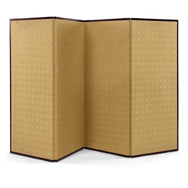Vintage Japanese Byobu Folding Screen at 1stDibs