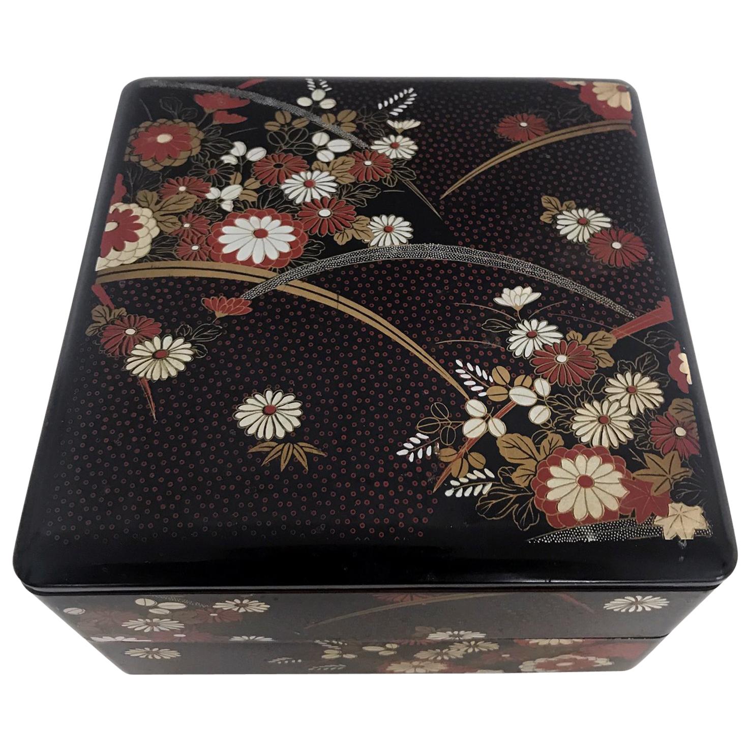 Vintage Japanese Lacquer Ware Stacked Box at 1stDibs | vintage japanese ...