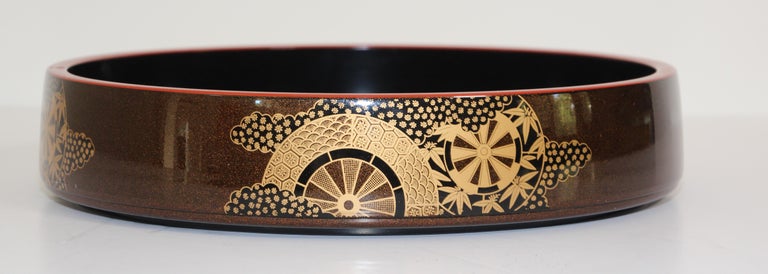 Vintage Japanese Lacquered Serving Tray at 1stDibs | vintage japanese ...