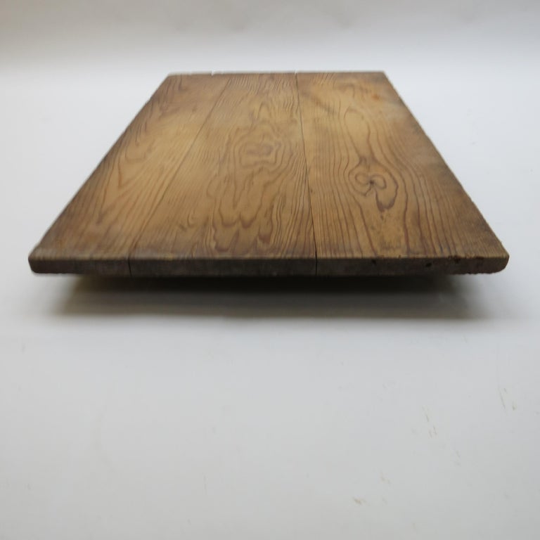 Vintage Japanese Noodle Cutting Board Low Table in Pine at 1stDibs
