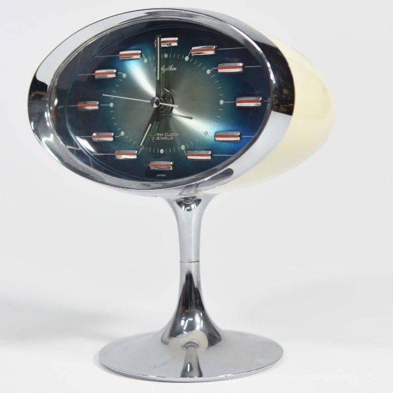 Vintage Japanese Plastic Alarm Clock, 1970 at 1stDibs