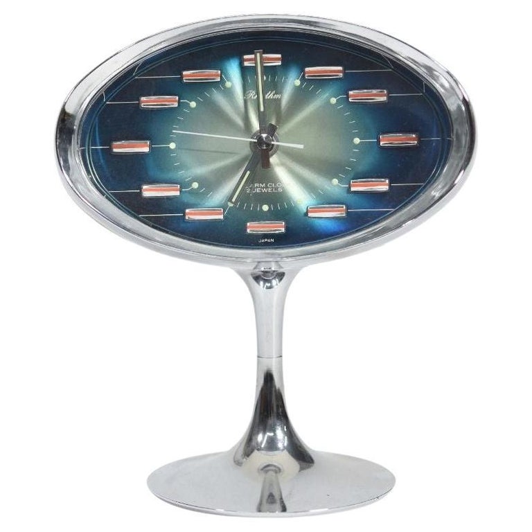 Vintage Japanese Plastic Alarm Clock, 1970 at 1stDibs