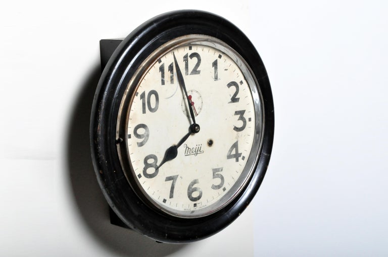 Vintage Japanese Wall Clock at 1stDibs | antique japanese wall clocks ...