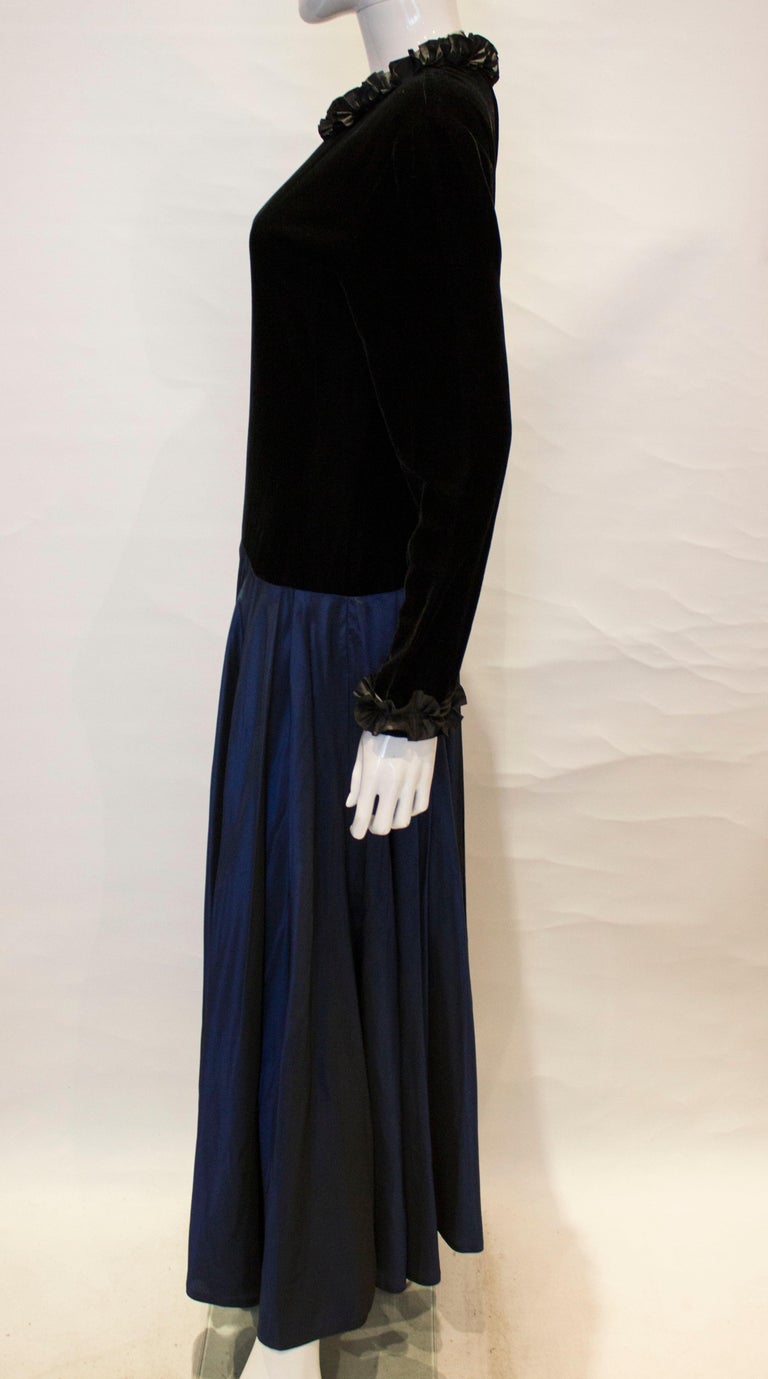 Vintage Jeager Evening Gown For Sale at 1stDibs