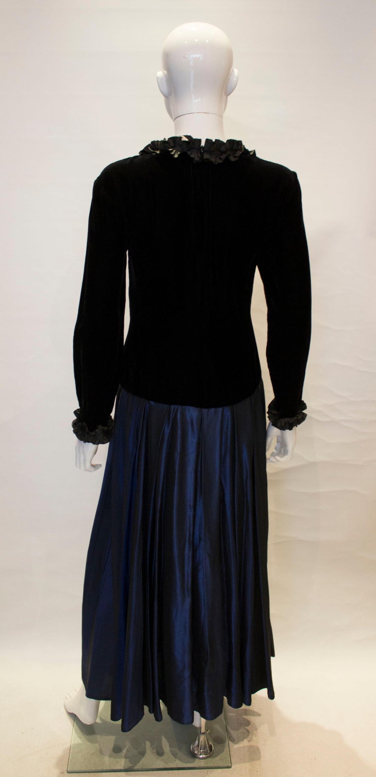 Vintage Jeager Evening Gown For Sale at 1stDibs