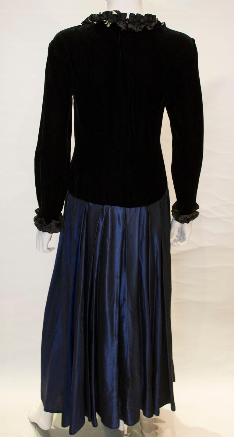 Vintage Jeager Evening Gown For Sale at 1stDibs