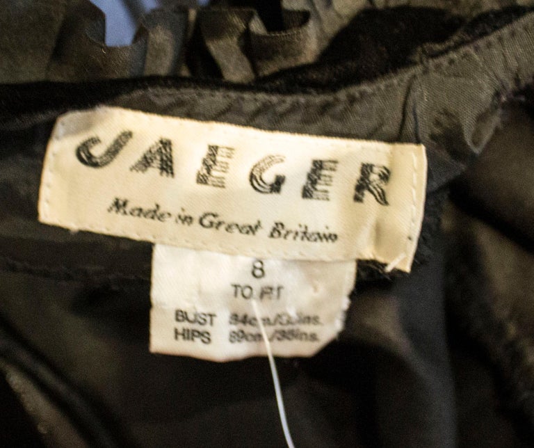 Vintage Jeager Evening Gown For Sale at 1stDibs