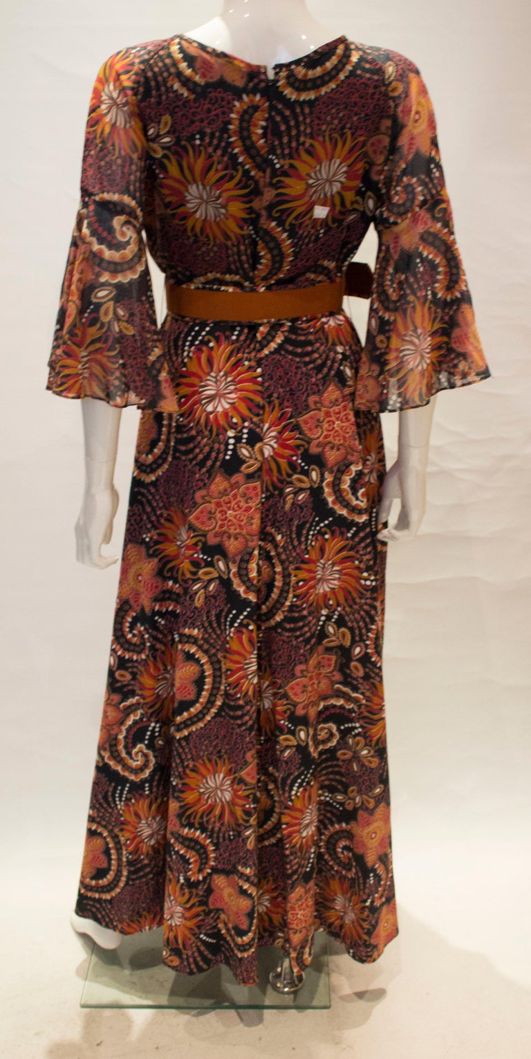 Vintage Jean Allen Vintage Dress and Marching Gilllet at 1stDibs