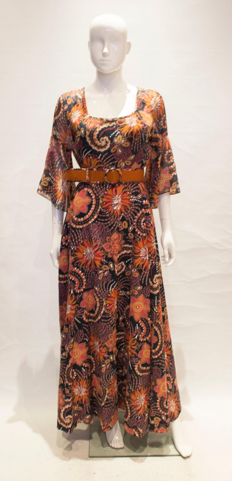 Vintage Jean Allen Vintage Dress and Marching Gilllet at 1stDibs