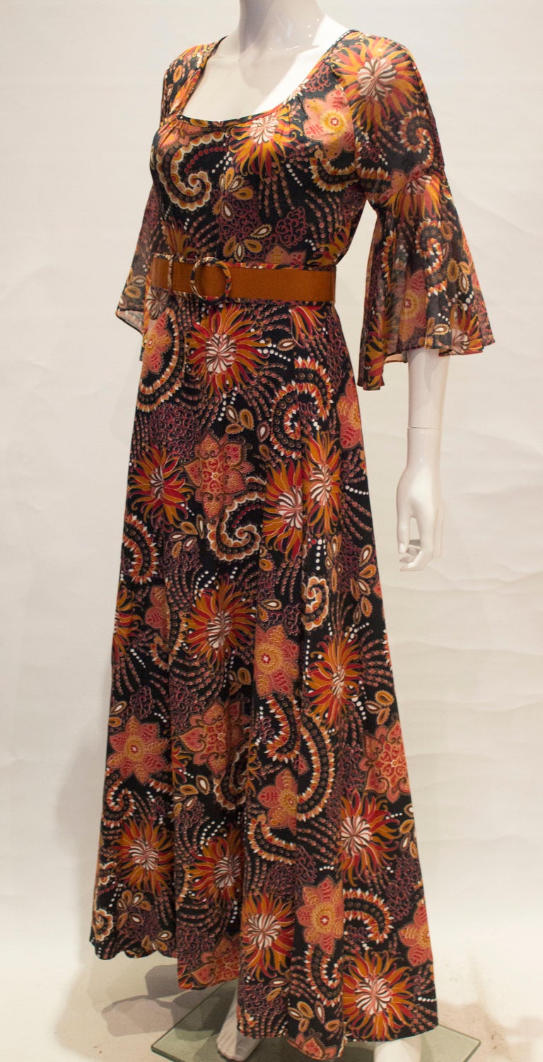 Vintage Jean Allen Vintage Dress and Marching Gilllet at 1stDibs