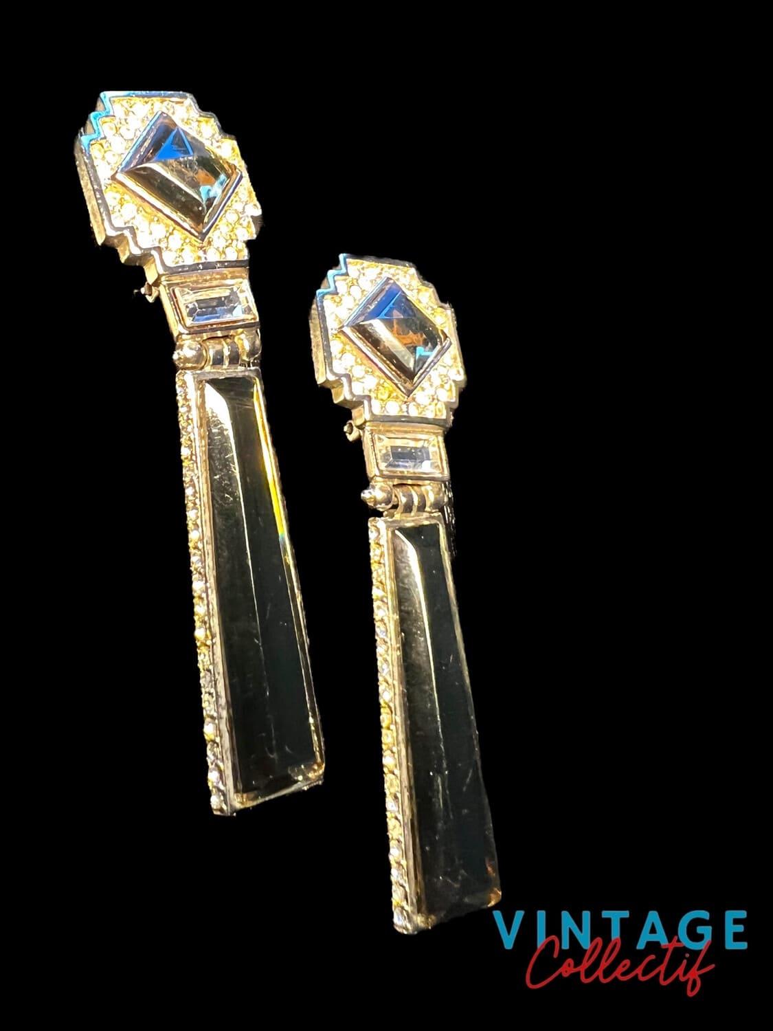 Vintage Jean Louis Sherrer earrings For Sale at 1stDibs