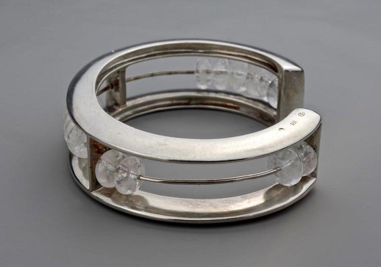 Vintage JEAN PAUL GAULTIER Abacus Sterling Silver Abacus Bracelet Cuff ...