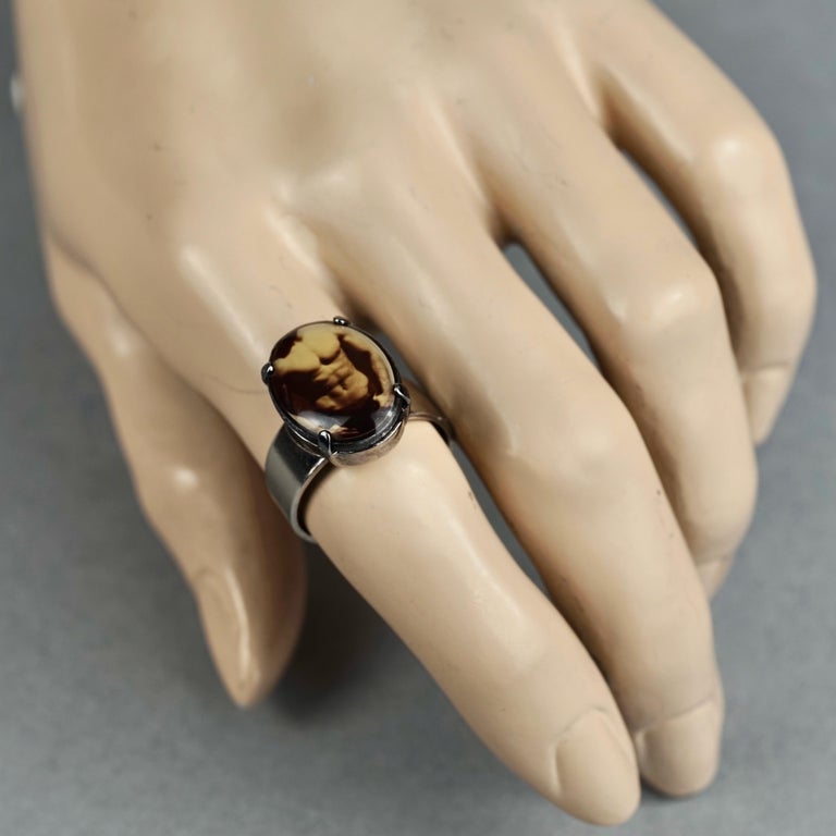 Vintage JEAN PAUL GAULTIER Male Torso Ring at 1stDibs