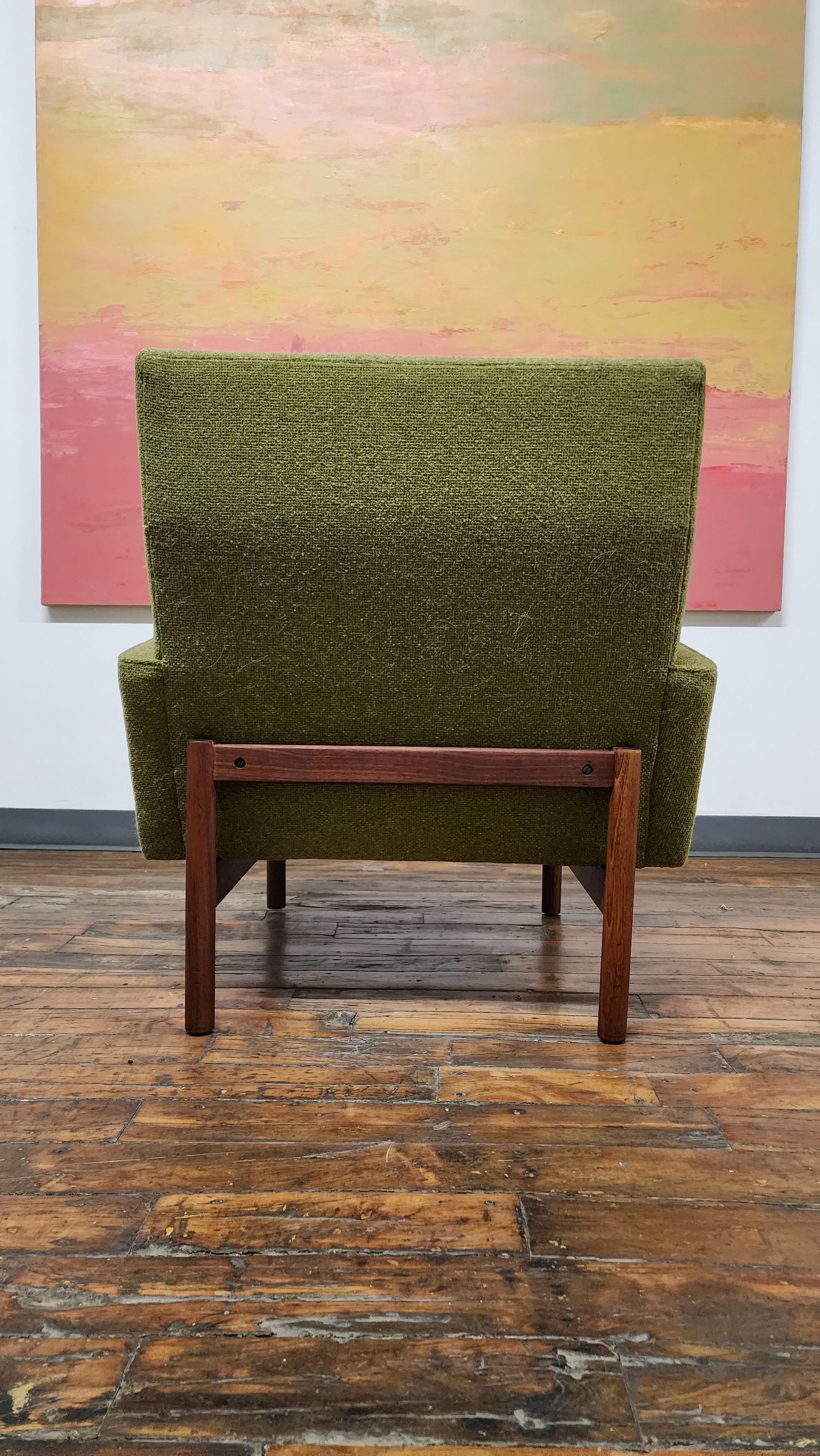 Vintage Jens Risom Style Lounge Chair For Sale at 1stDibs