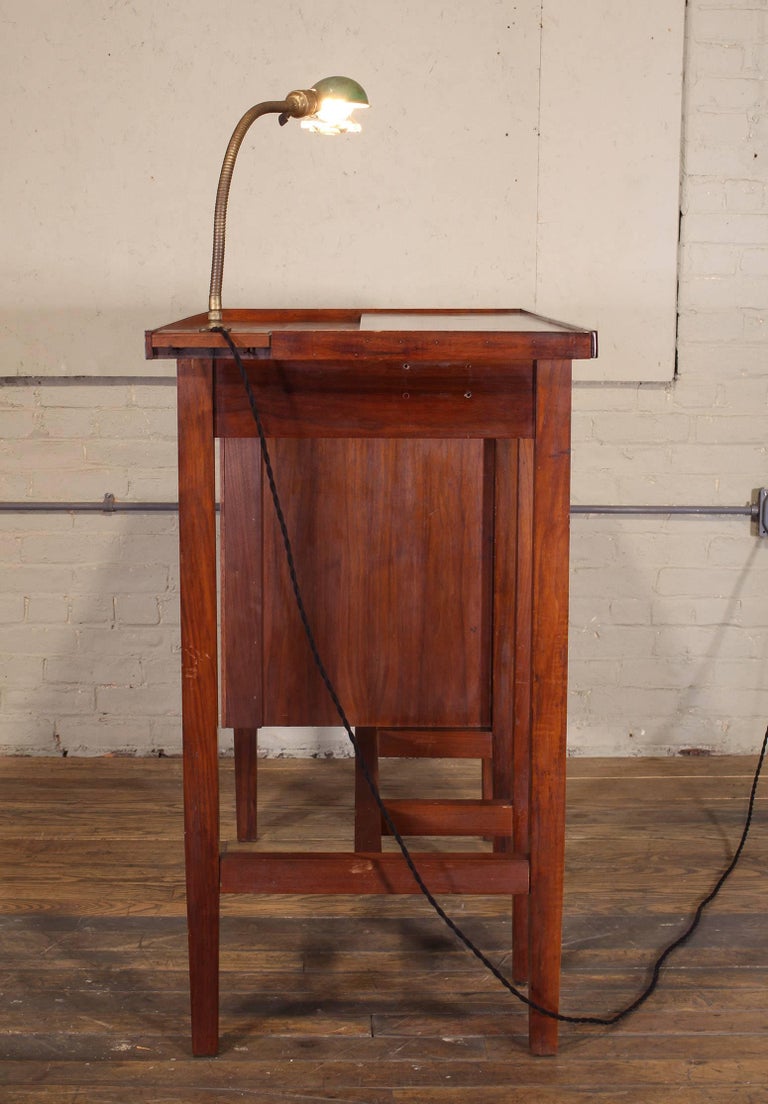 Vintage Jewelers Workbench Table and Desk Lamp with "Lek-Tro-Lens" at ...