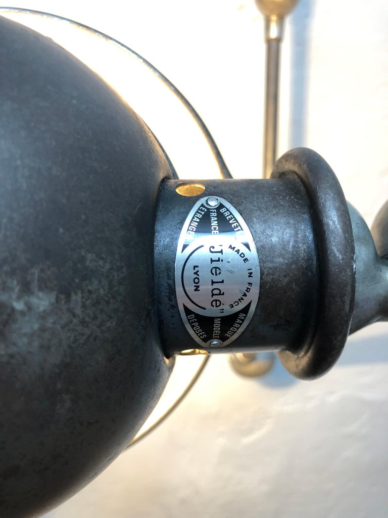 Vintage Jielde 8 Arm Industrial Floor Lamp at 1stDibs
