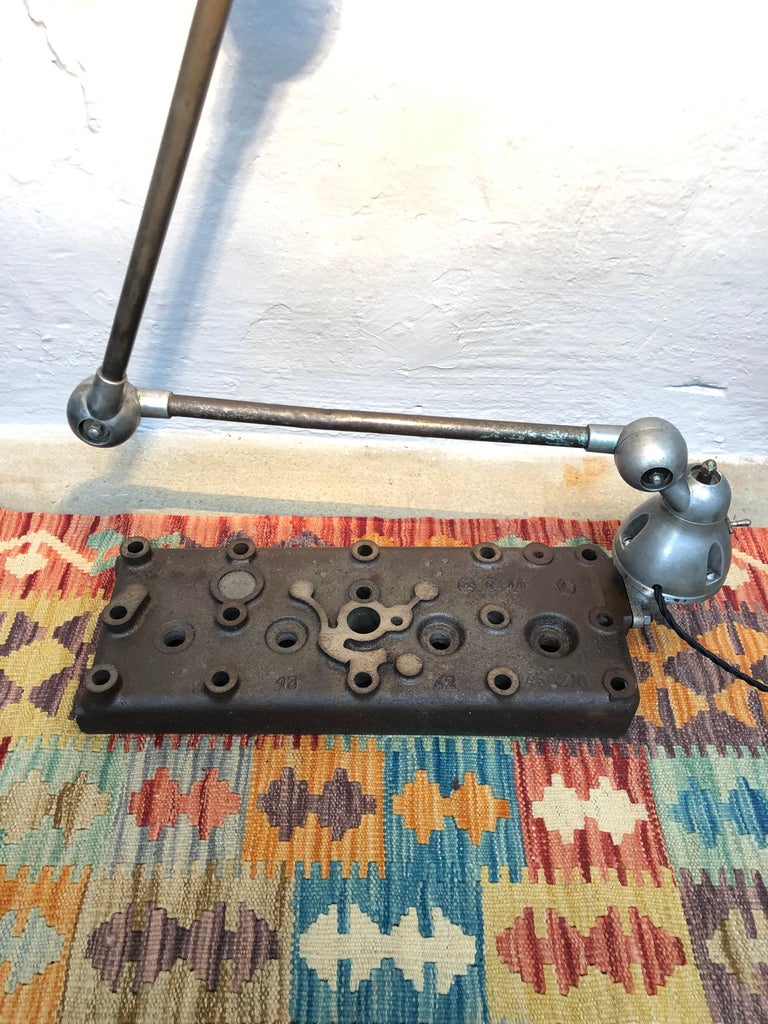 Vintage Jielde 8 Arm Industrial Floor Lamp at 1stDibs