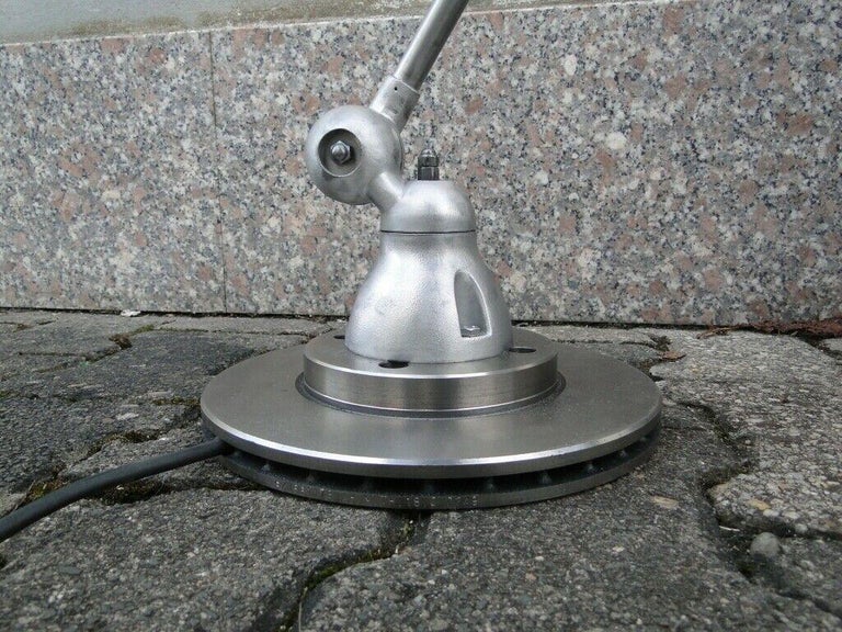 Jean Louis Domecq Jielde Lamp Brushed French Industrial For Sale at 1stDibs