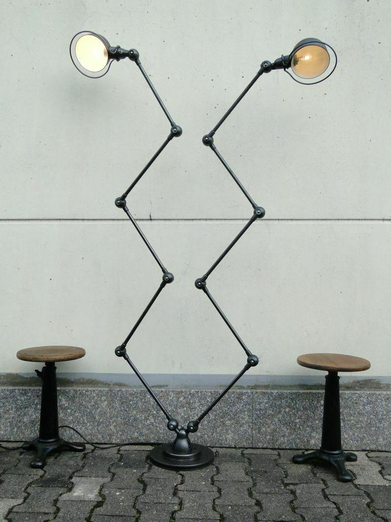 Jean Louis Domecq Jielde Vintage Jielde Lamp Double Graphite French ...
