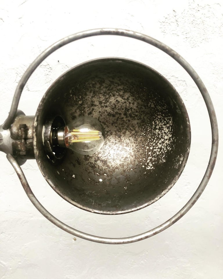 Vintage Jielde Industrial Floor Lamp For Sale at 1stDibs