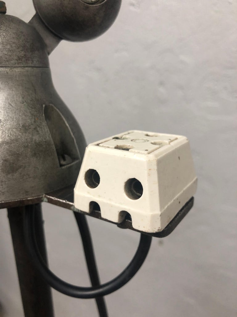 Vintage Jielde Industrial Floor Lamp For Sale at 1stDibs