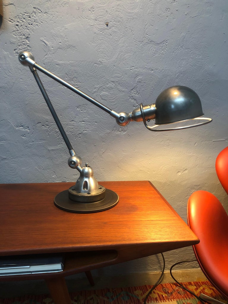 Vintage Jielde Industrial Floor Lamp For Sale at 1stDibs