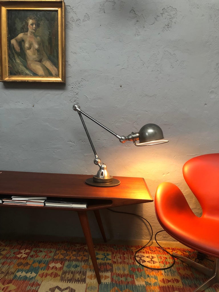Vintage Jielde Industrial Floor Lamp For Sale at 1stDibs