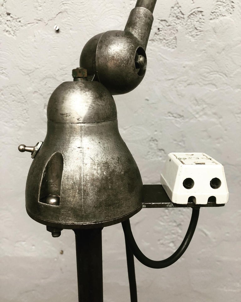 Vintage Jielde Industrial Floor Lamp For Sale at 1stDibs