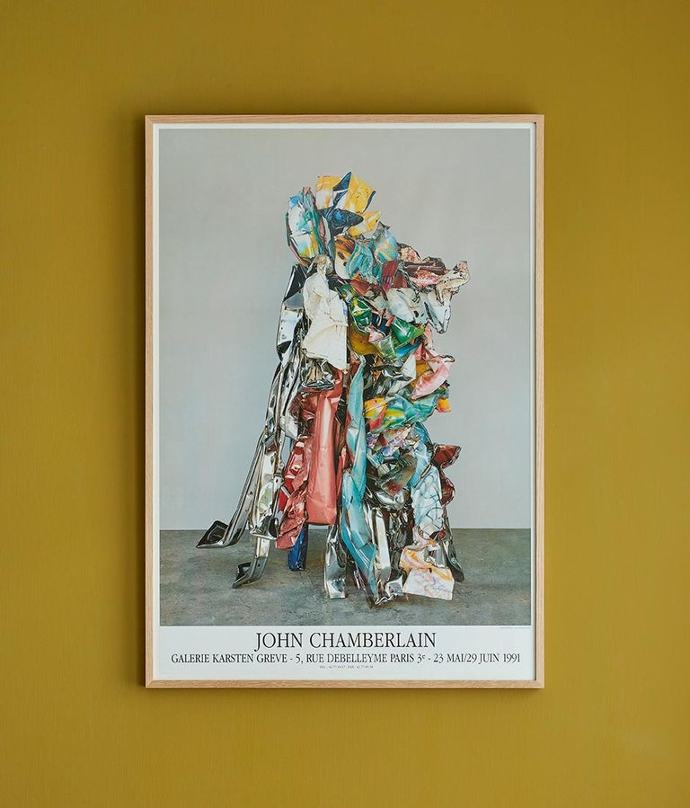 Vintage John Chamberlain Galerie Karsten Greve Exhibition Poster ...