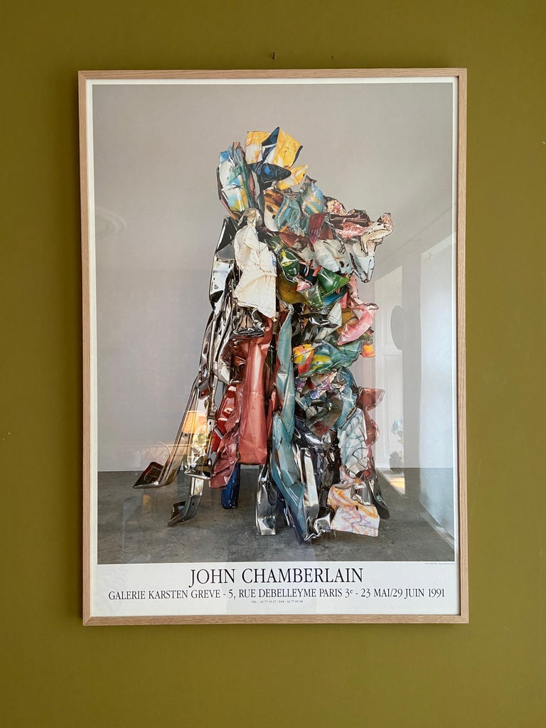 Vintage John Chamberlain Galerie Karsten Greve Exhibition Poster ...
