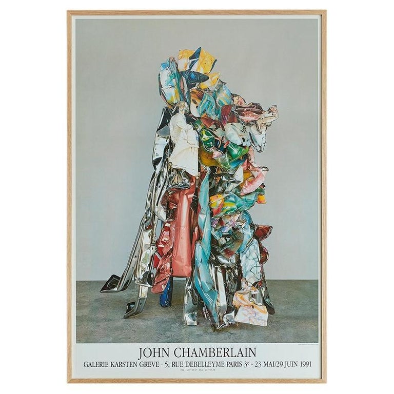 Vintage John Chamberlain Galerie Karsten Greve Exhibition Poster ...