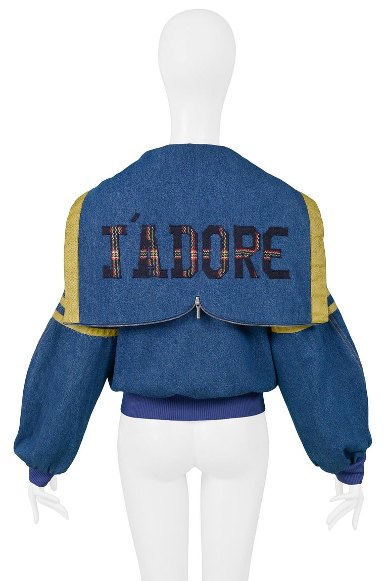 Vintage John Galliano for Christian Dior 2002 Varsity Jacket at 1stDibs ...