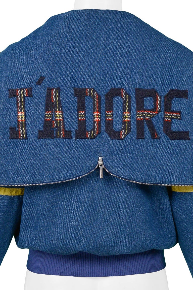 Vintage John Galliano for Christian Dior 2002 Varsity Jacket at 1stDibs ...