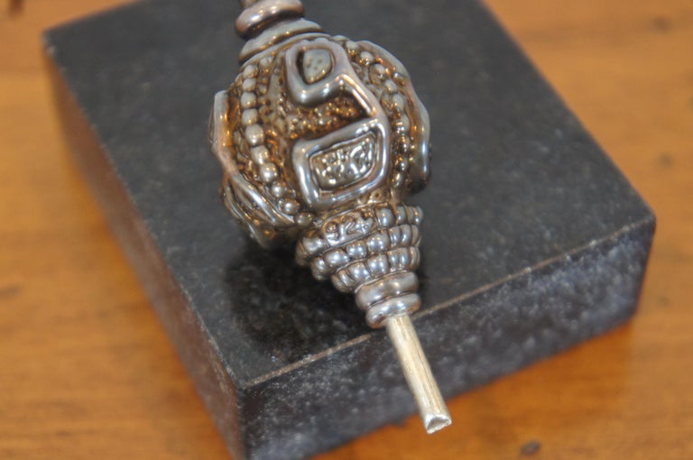Vintage Judaica Sterling Silver 925 Dreidel Sculpture Paperweight ...