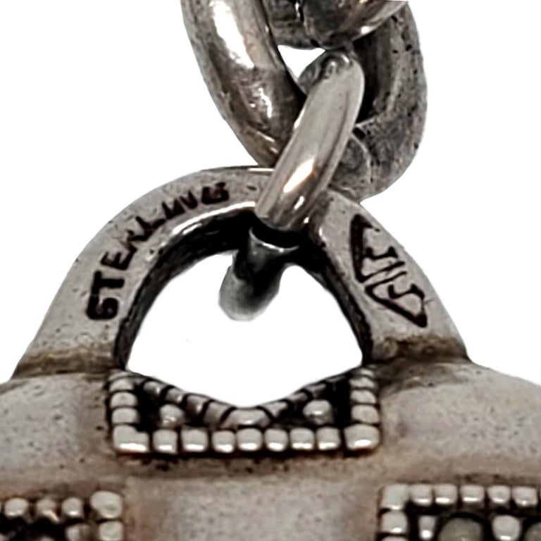 Vintage Judith Jack Sterling Silver Marcasite Heart Charm Dangle ...