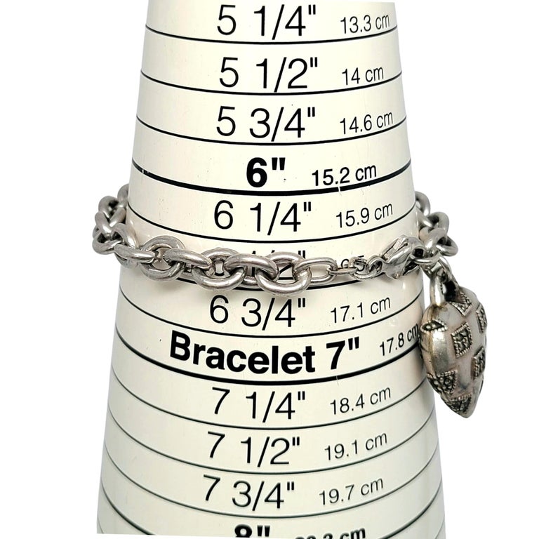 Vintage Judith Jack Sterling Silver Marcasite Heart Charm Dangle ...